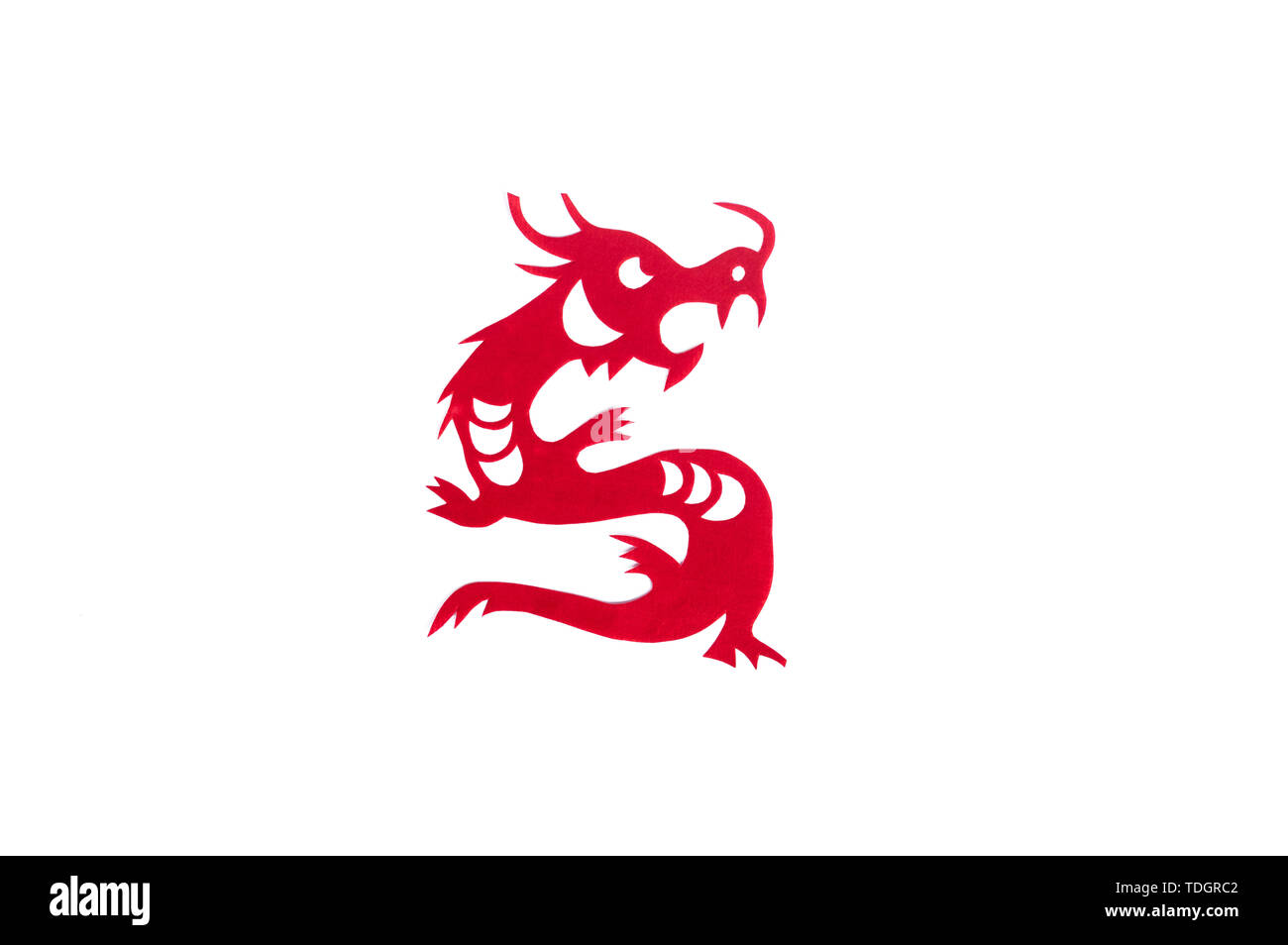 Chinese traditional paper-cut style zodiac pattern Stock Photo - Alamy