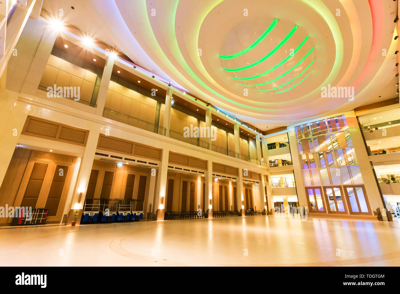 urban city modern office building hall interior Stock Photo - Alamy