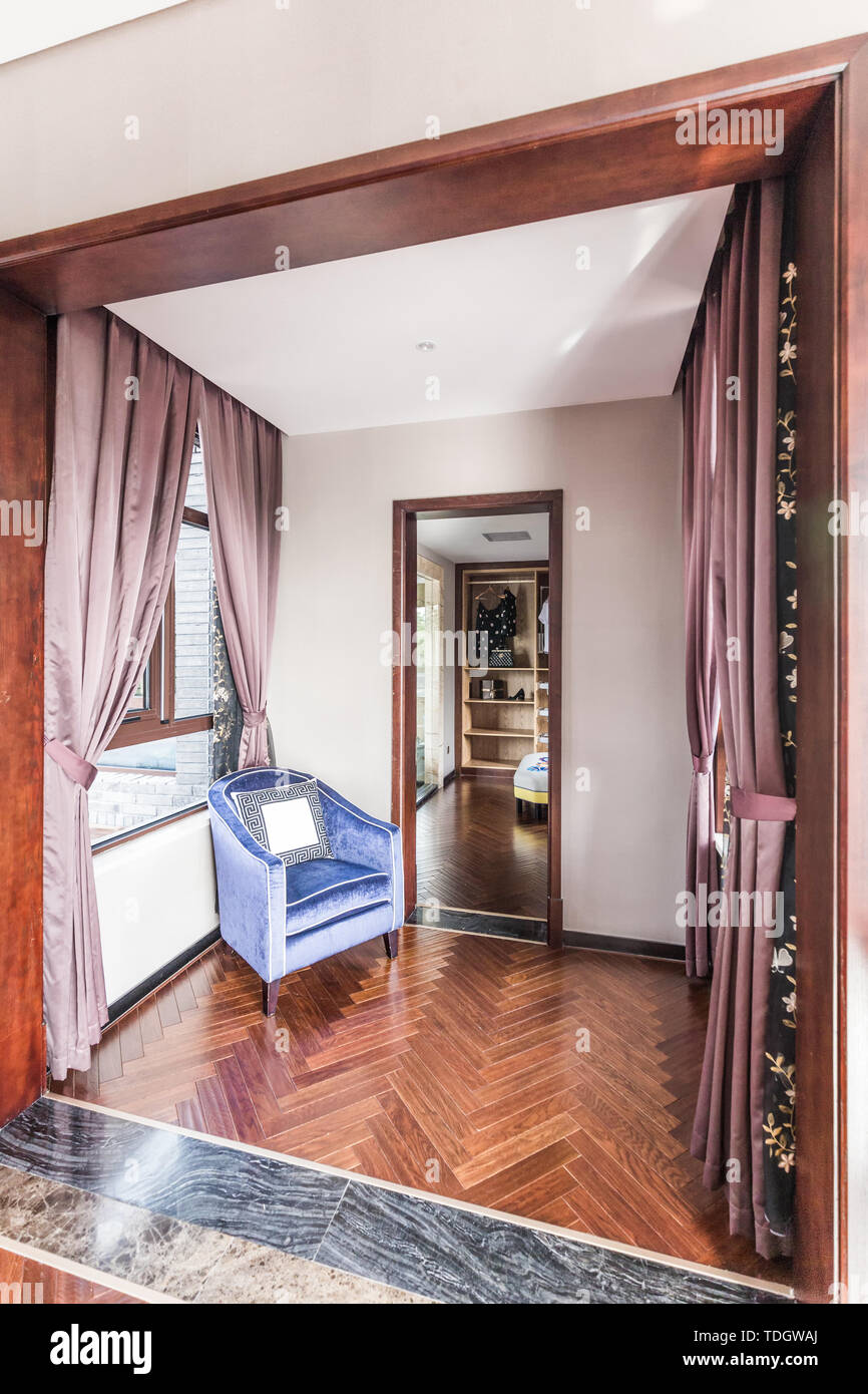 Modern home model room space design corridor hall HD picture Stock ...