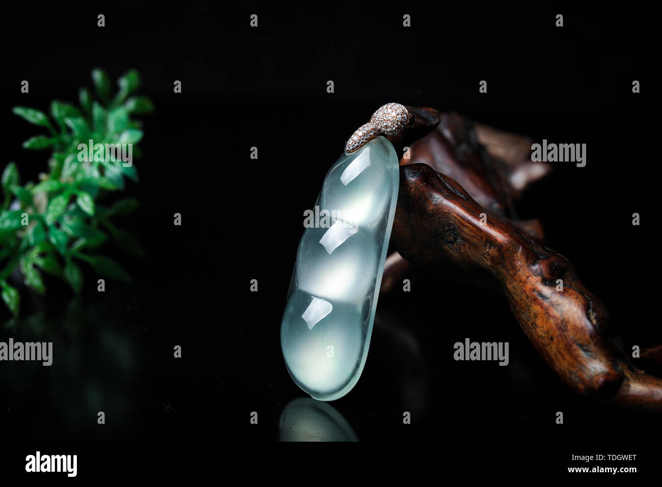 Collection-grade glass jade ornaments Stock Photo - Alamy