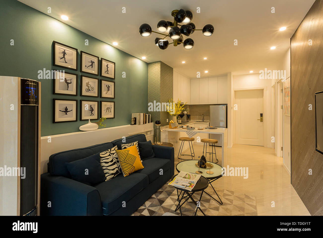 Interior design sample room contact V letter: Cheng730 Stock Photo - Alamy