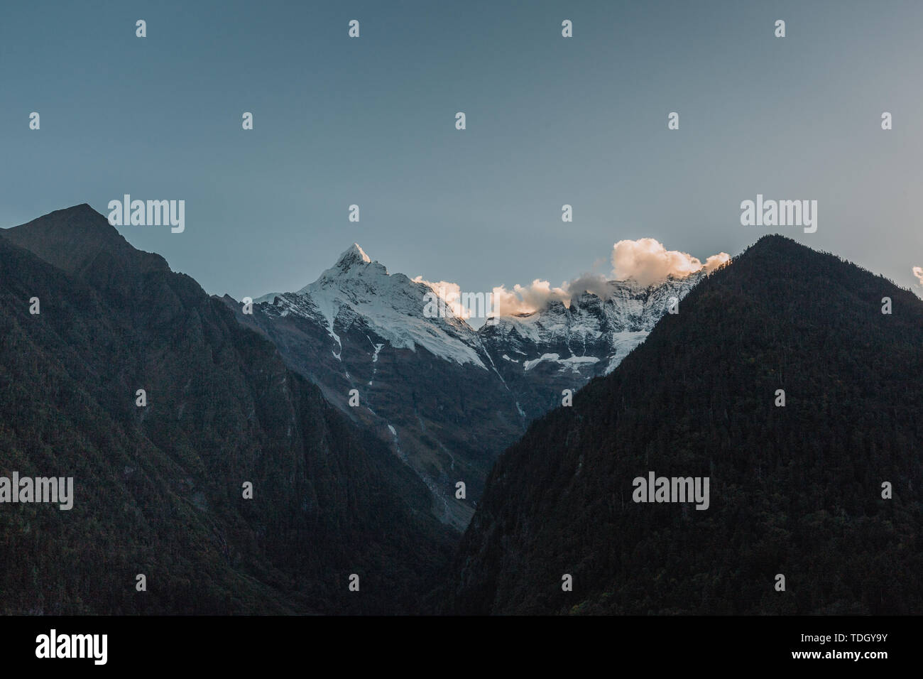 Snow mountain no one has glaciers high mountain peaks tourism hi-res ...