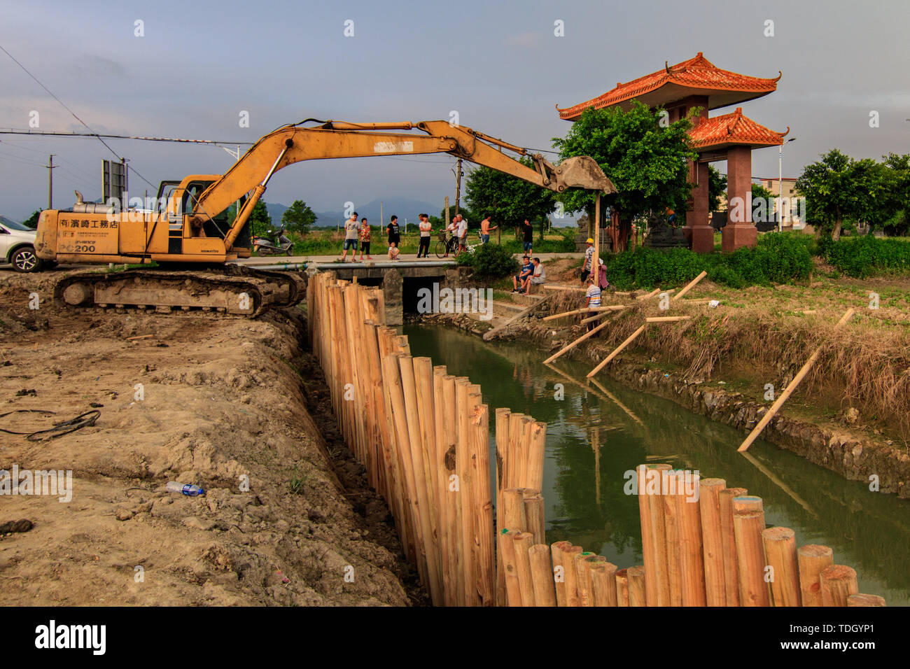New Countryside Construction Stock Photo - Alamy