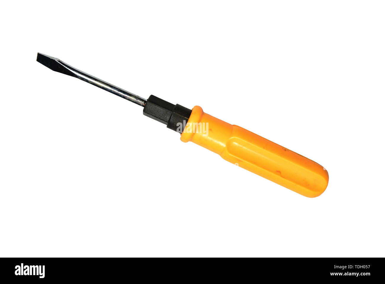 Screwdriver on white background Stock Photo - Alamy