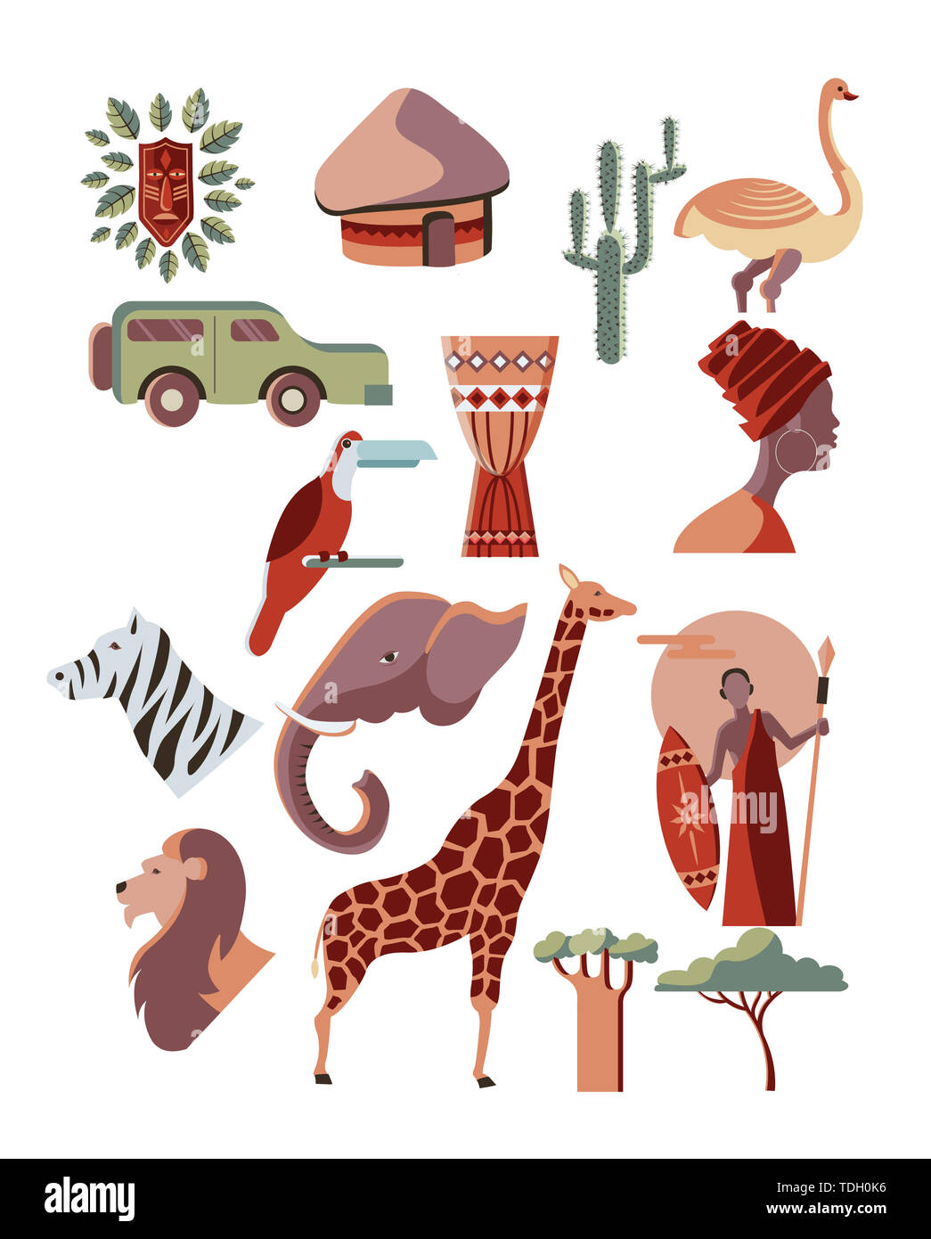 African nature tanzania Cut Out Stock Images & Pictures - Alamy