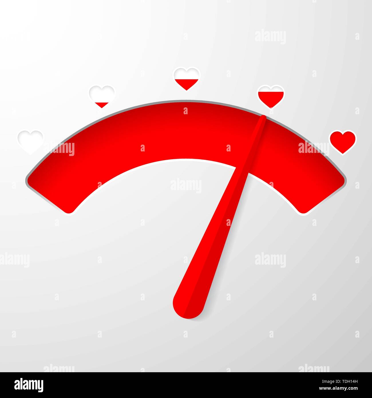 Love o meter hi-res stock photography and images - Alamy