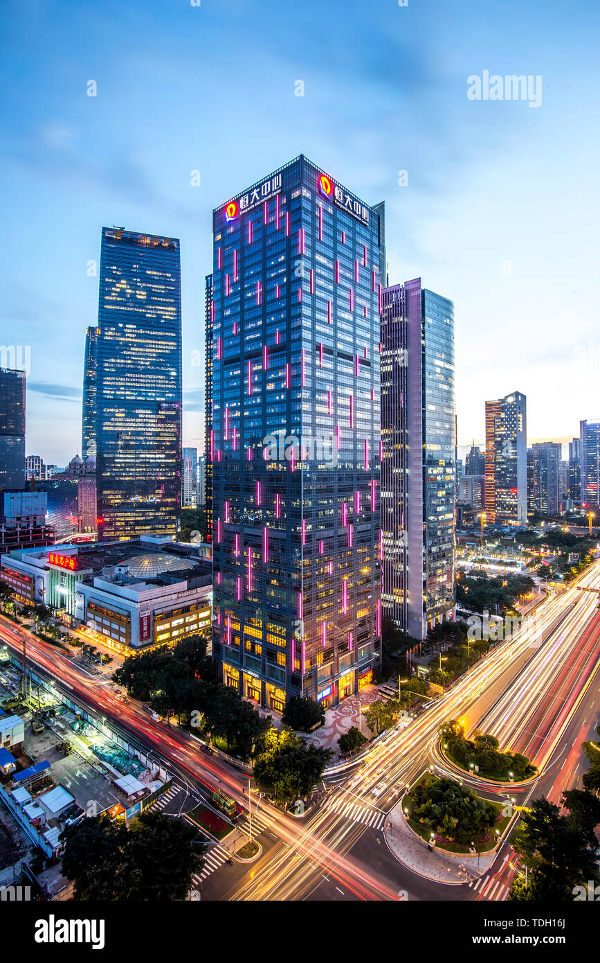 Guangzhou Evergrande Center Stock Photo - Alamy
