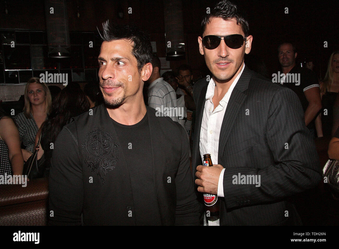 New York, USA. 2 September, 2008. Danny Wood and Jonathan Knight, of ...