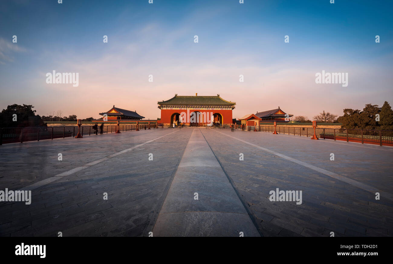 Beijing Temple of Heaven Praying for New Year Gate Stock Photo - Alamy