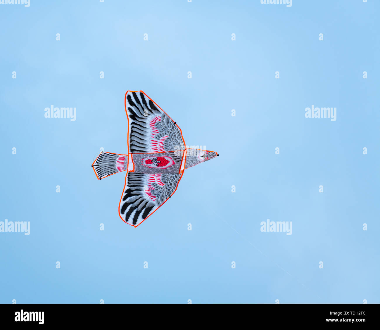 A kite flying in the sky Stock Photo - Alamy