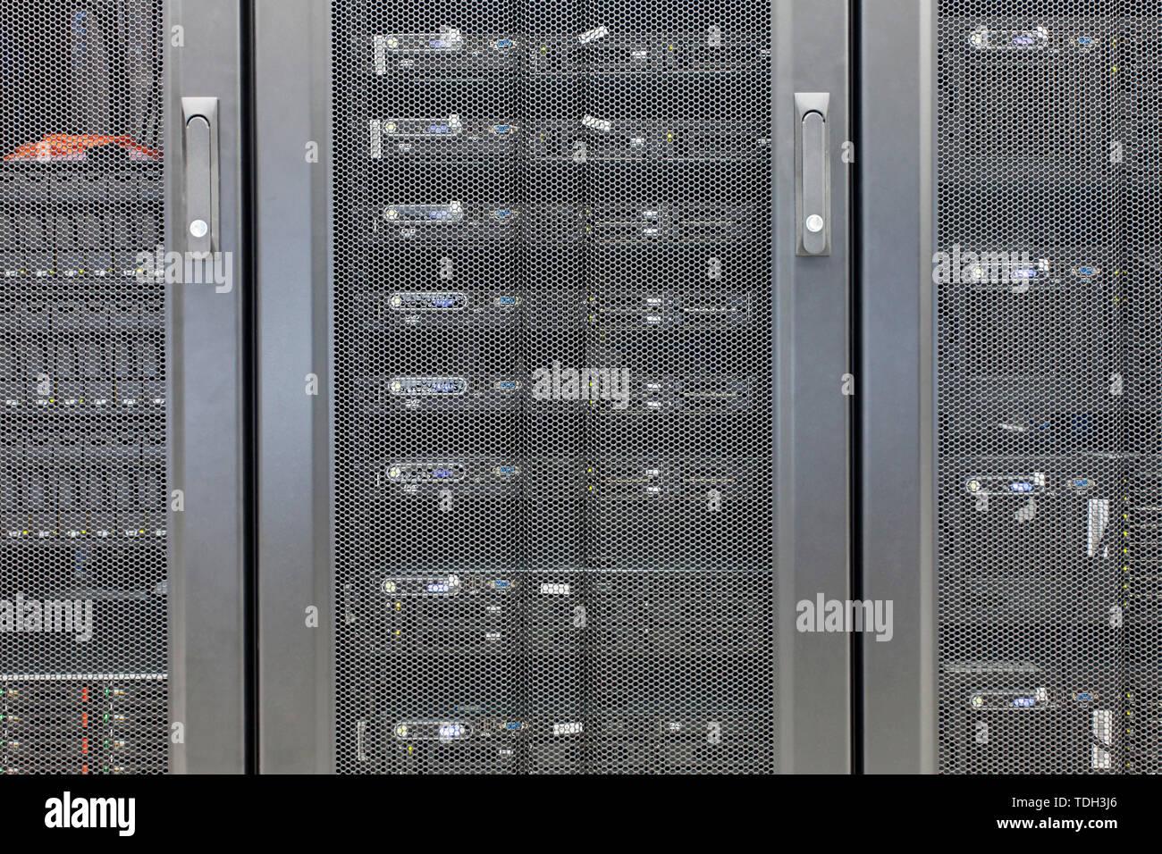 Telecommunication server in data center Stock Photo - Alamy
