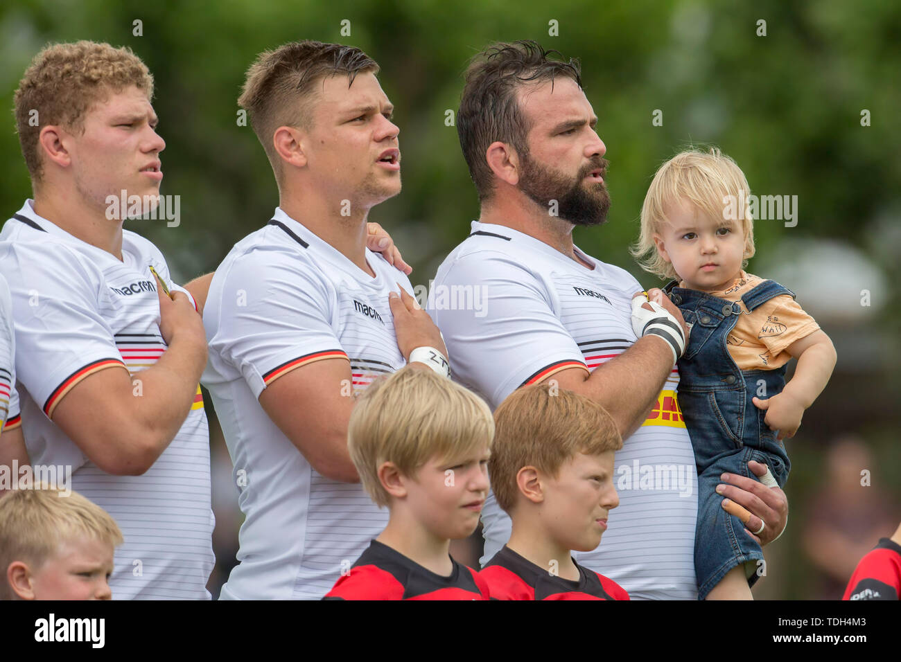 Hessen, Germany. 15th June, 2019. Rugby: EM, Relegation, Germany ...