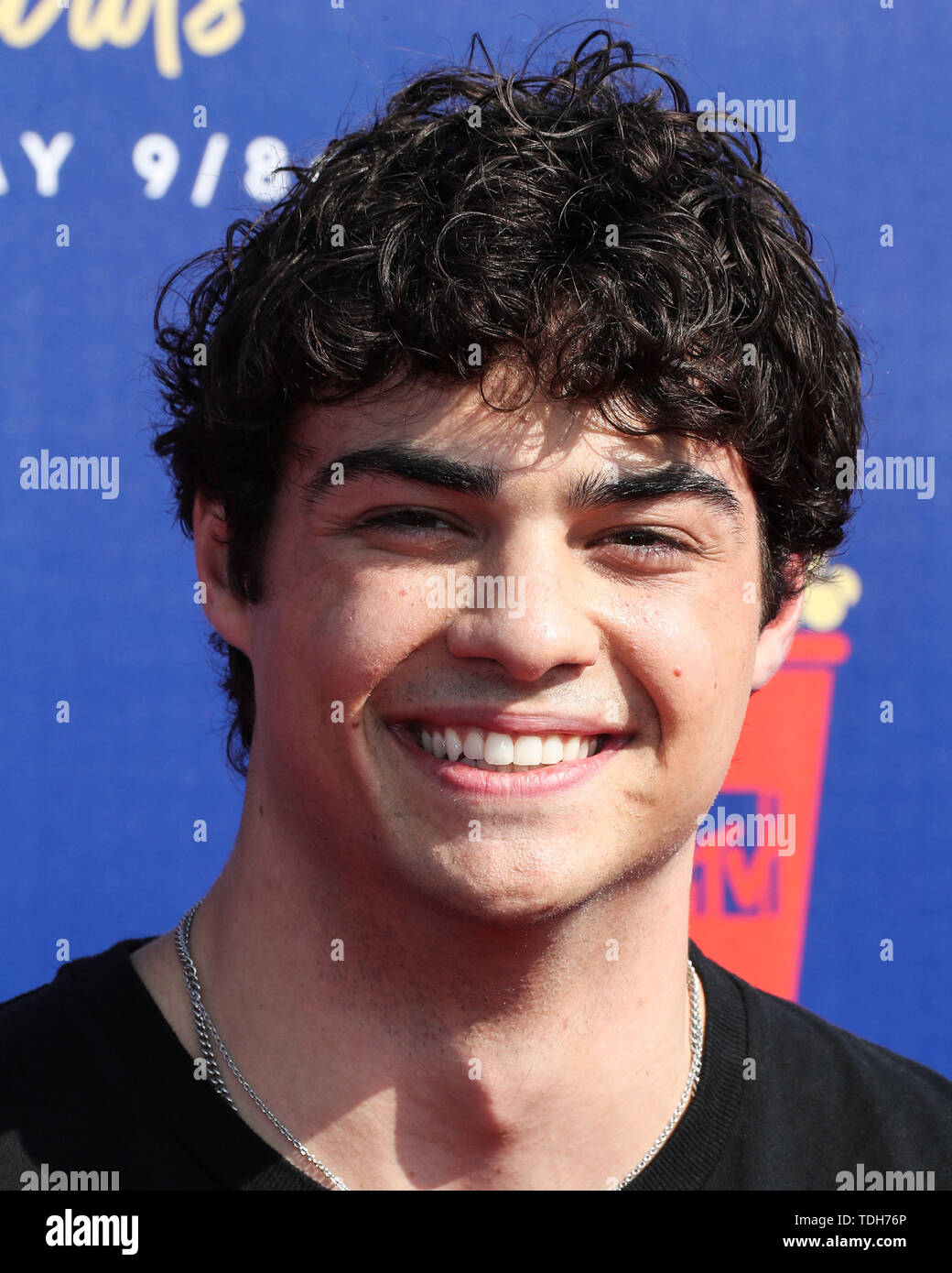 Actor Noah Centineo arrives at the 2019 MTV Movie And TV Awards held at ...