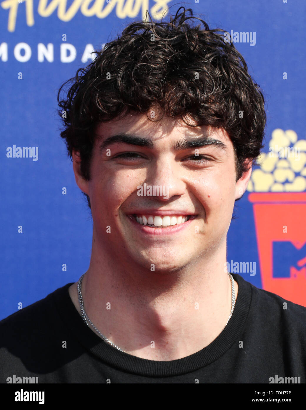 Actor Noah Centineo arrives at the 2019 MTV Movie And TV Awards held at ...