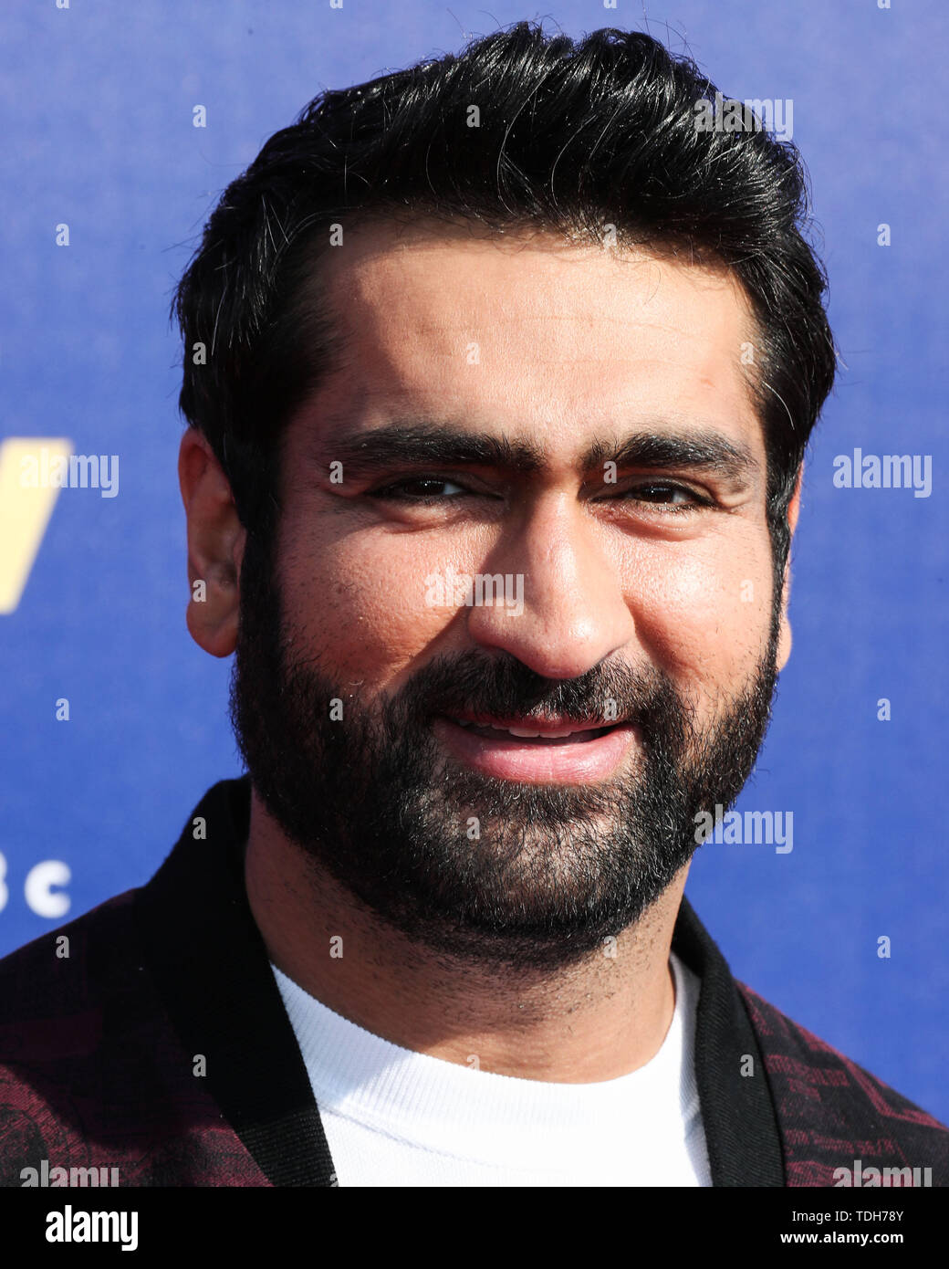 Actor Kumail Nanjiani arrives at the 2019 MTV Movie And TV Awards held ...