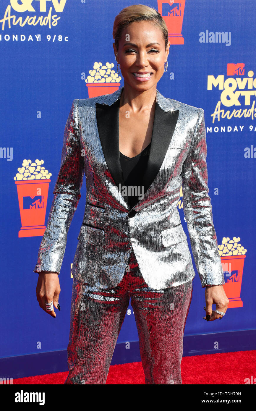 Actress Jada Pinkett Smith wearing Giuseppe Zanotti heels arrives at ...