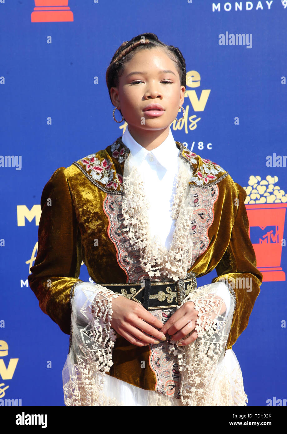 SANTA MONICA, CA - JUNE15: Storm Reid, at the 2019 MTV Movie & TV ...