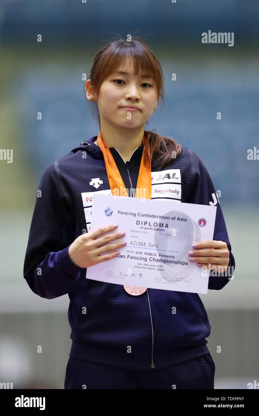 Chiba Port Arena, Chiba, Japan. 15th June, 2019. Sera Azuma (JPN), JUNE ...