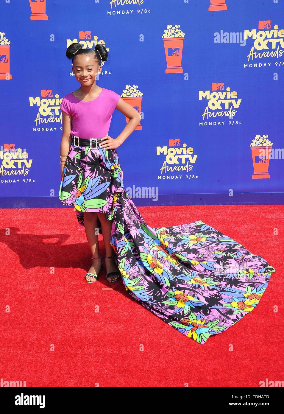 Los Angeles, USA. 16th June 2019. Faithe Herman attends the 2019 MTV ...