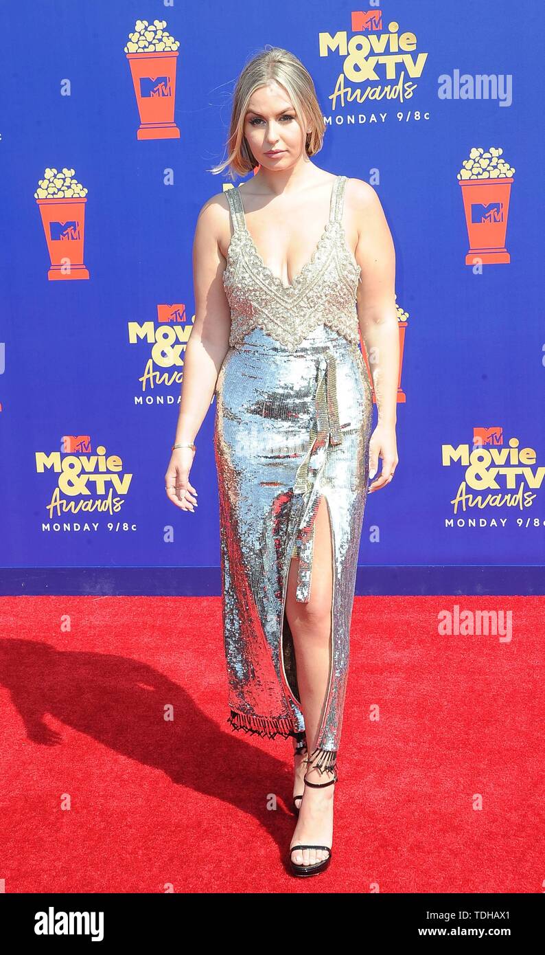 Los Angeles, USA. 16th June 2019. Serena Kerrigan attends the 2019 MTV ...