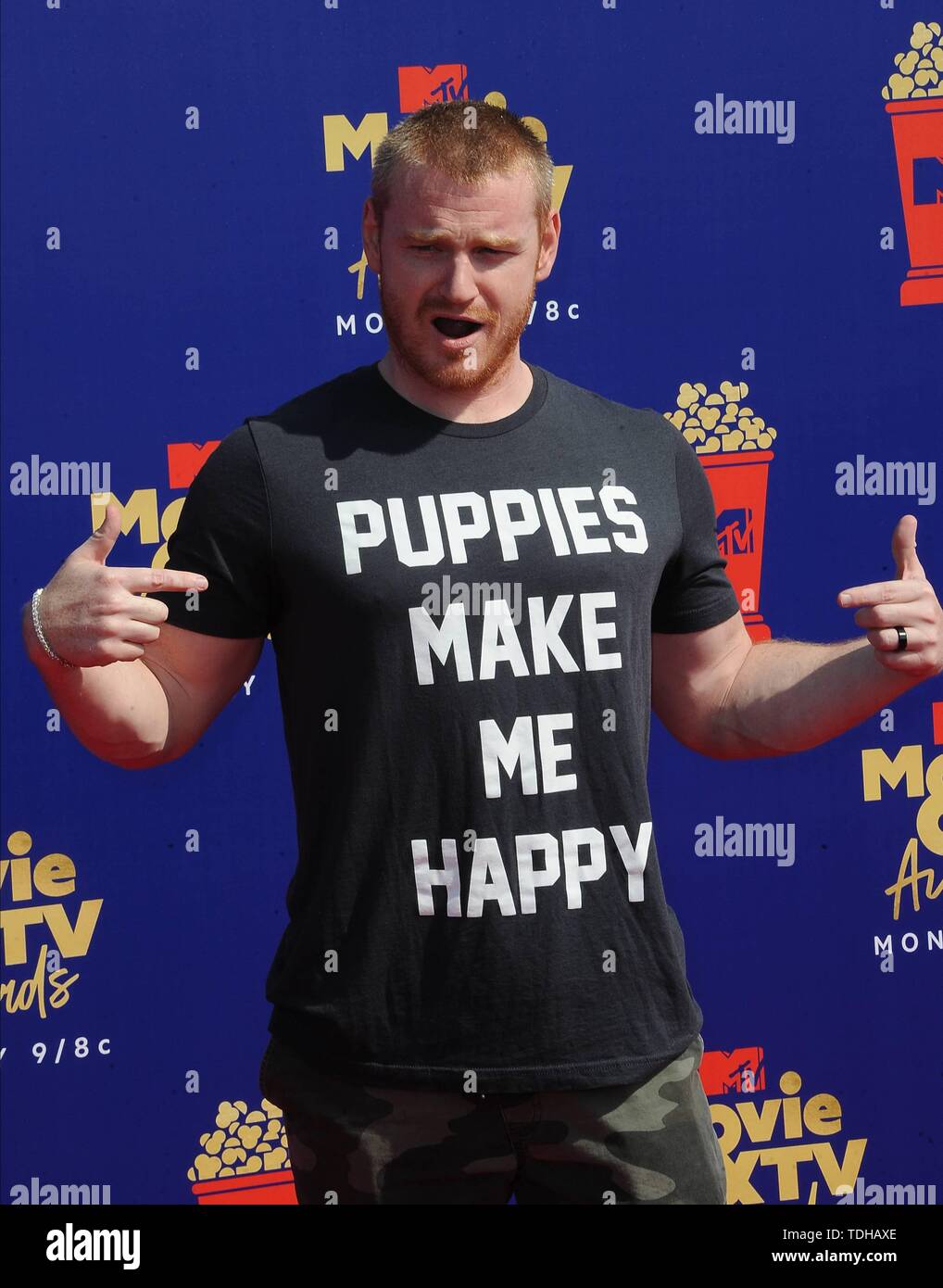 Los Angeles, USA. 16th June 2019. Wes Bergmann attends the 2019 MTV ...