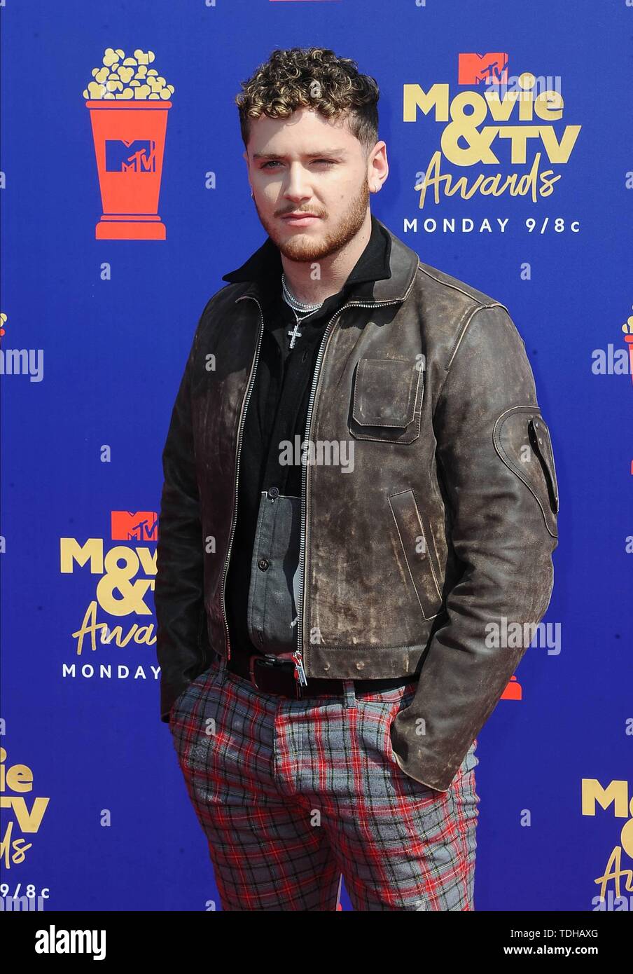 Los Angeles, USA. 16th June 2019. Bazzi attends the 2019 MTV Movie & TV ...