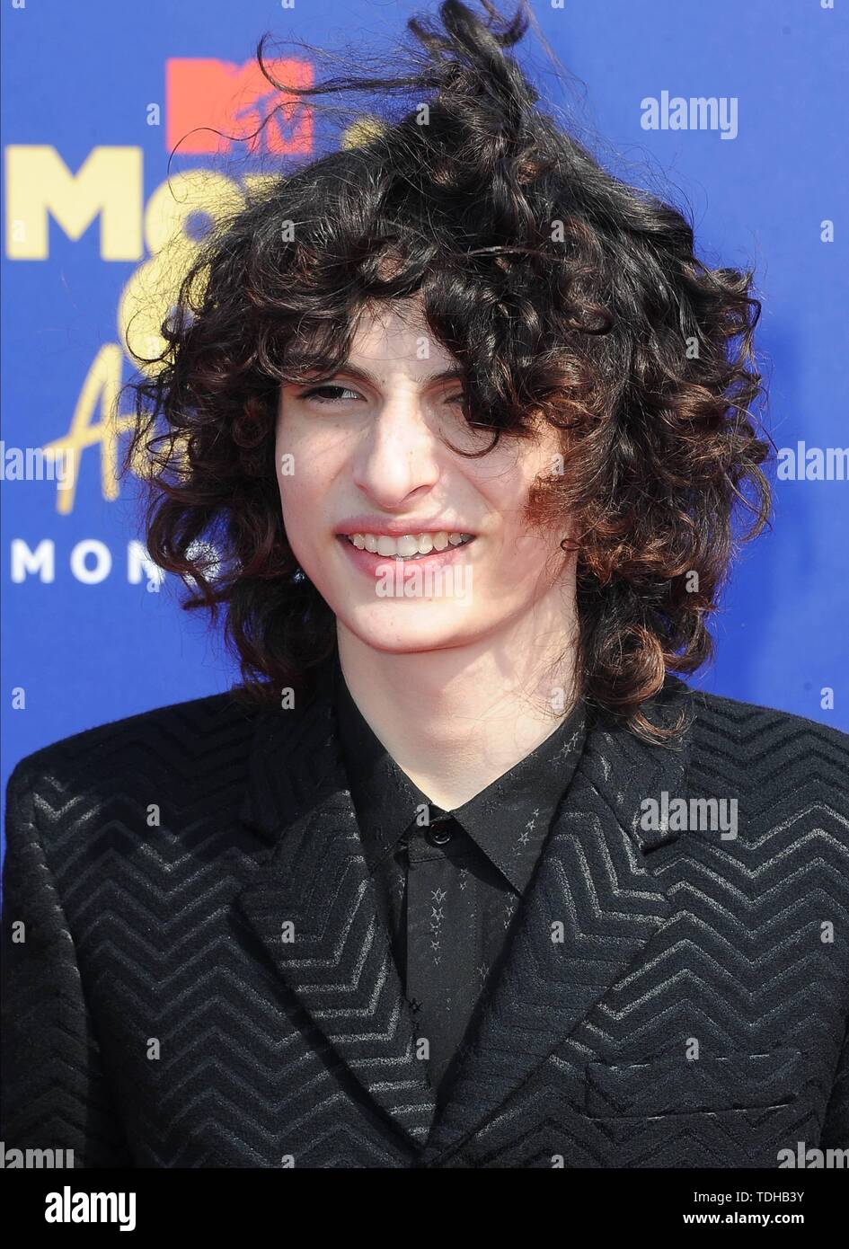 Los Angeles, USA. 16th June 2019. Finn Wolfhard attends the 2019 MTV ...