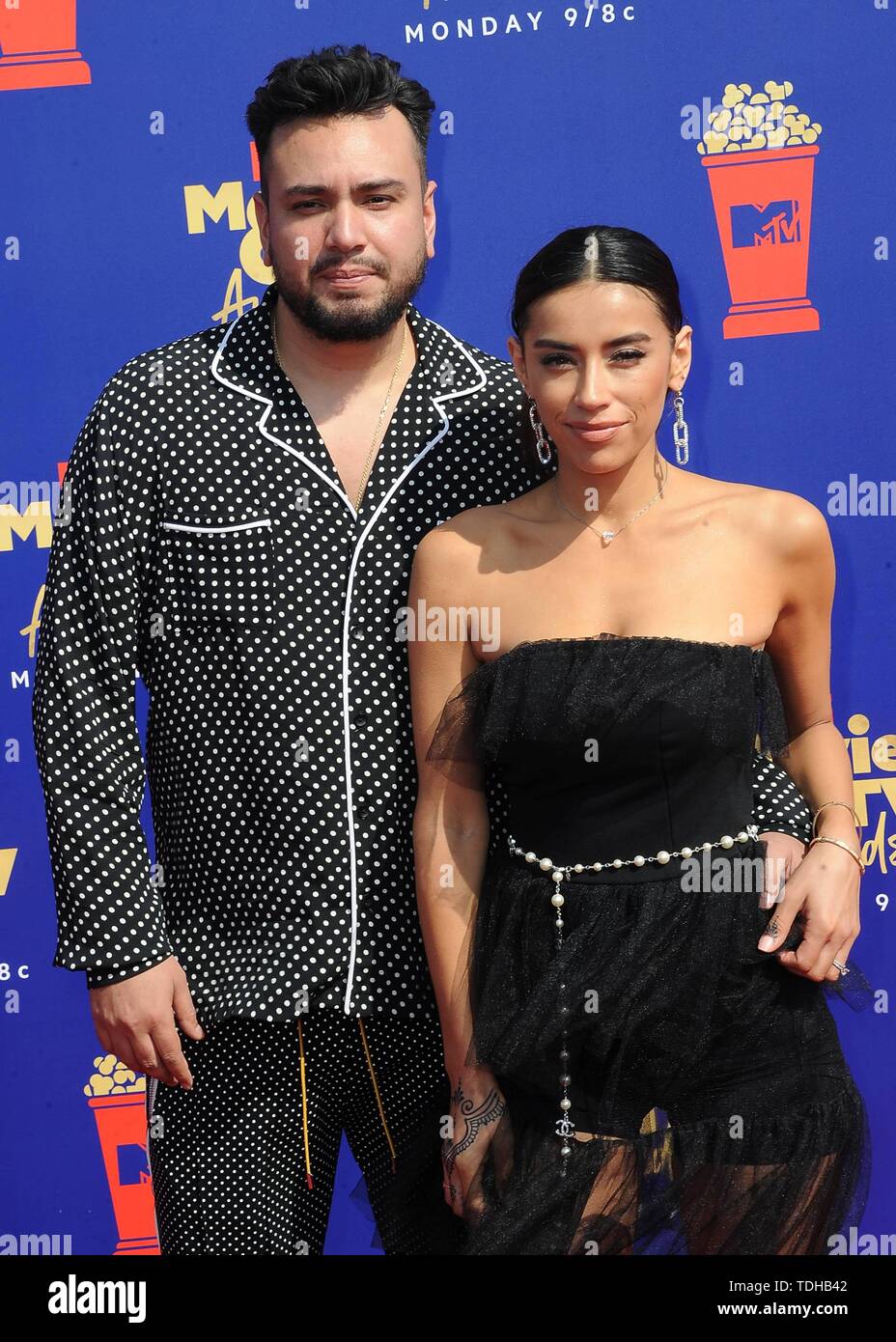 Los Angeles, USA. 16th June 2019. Frankie Delgado and Jen Delgado ...