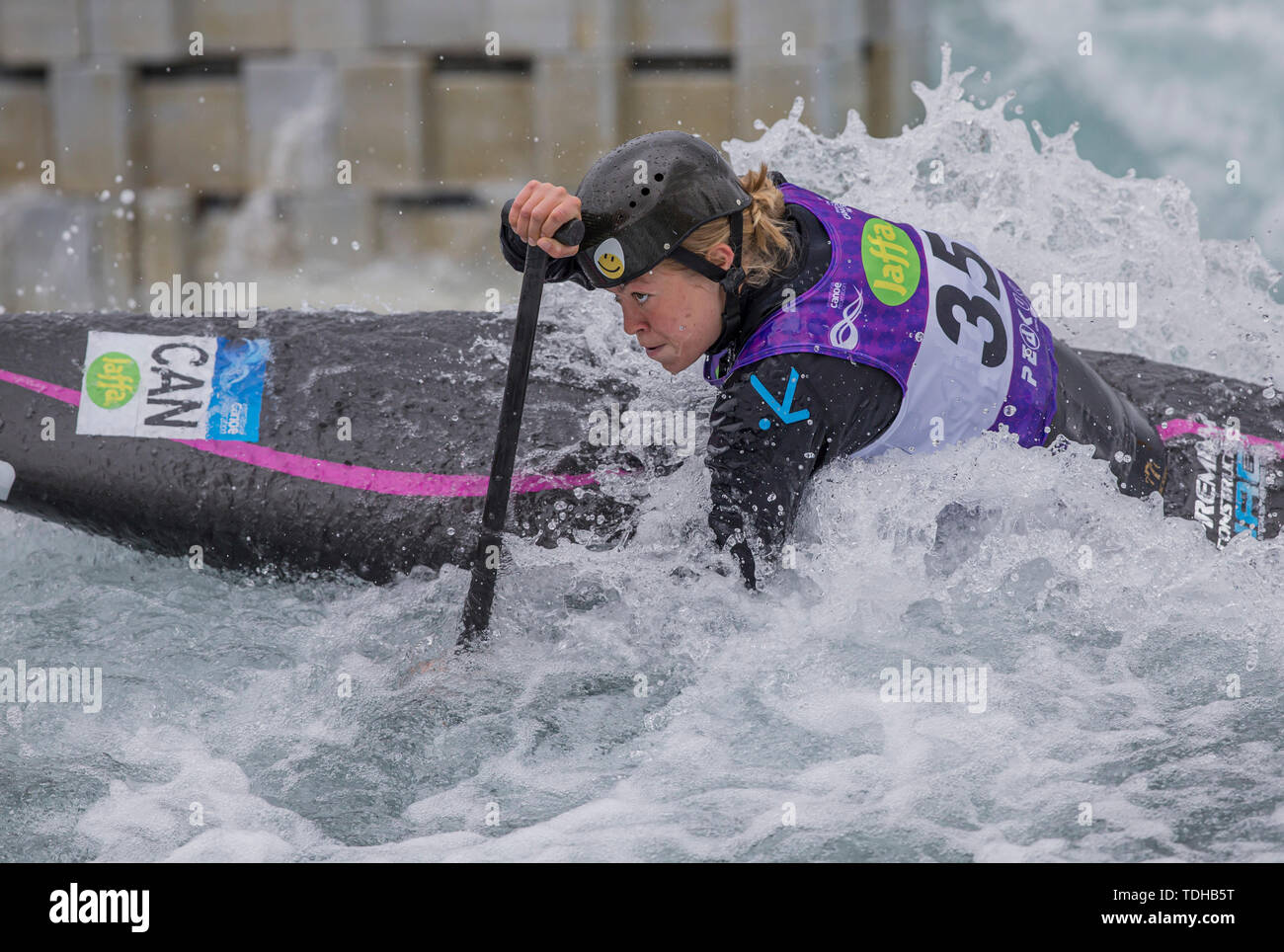 London, UK. 16th June 2019. Lee Valley Whitewater Centre, London ...