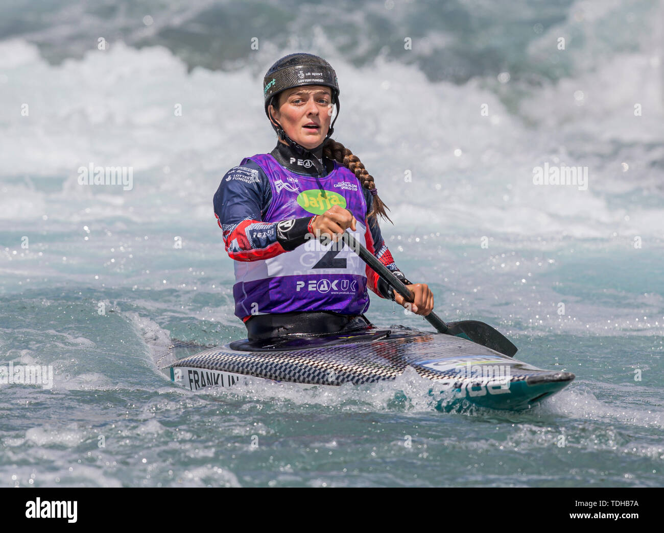 London, UK. 16th June 2019. Lee Valley Whitewater Centre, London ...