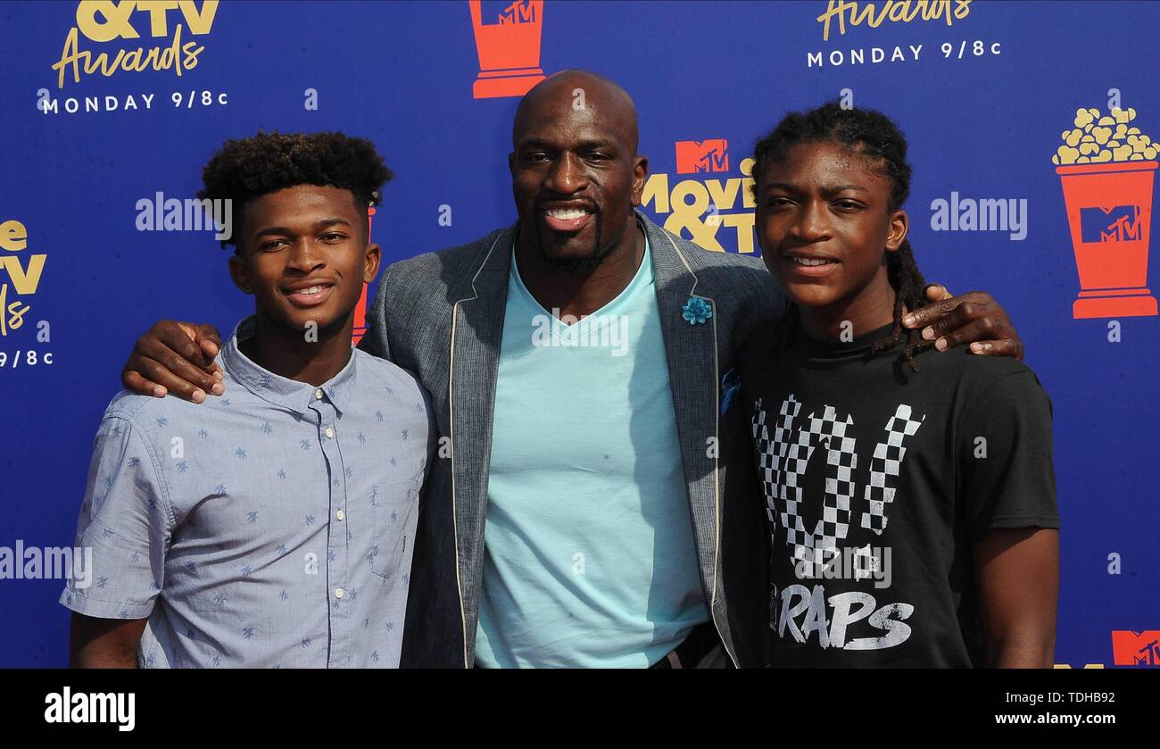 Los Angeles, USA. 16th June 2019. Titus Bullard, Titus O'Neil and ...
