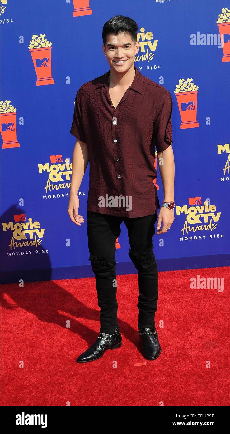 Los Angeles Usa 16th June 2019 Alex Wassabi Attends The 2019 Mtv Movie And Tv Awards At Barker