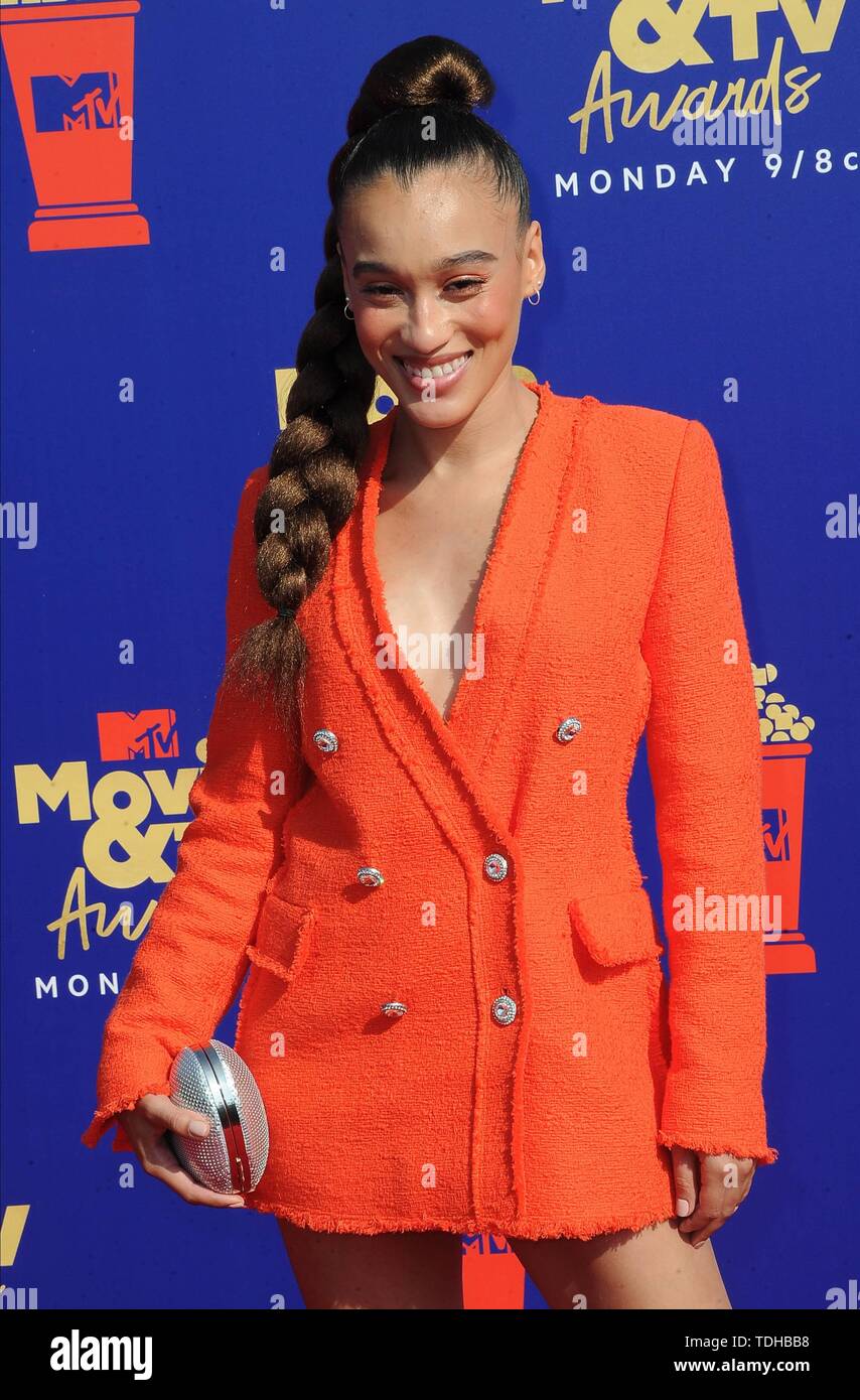 Los Angeles, USA. 16th June 2019. Nezza attends the 2019 MTV Movie & TV ...