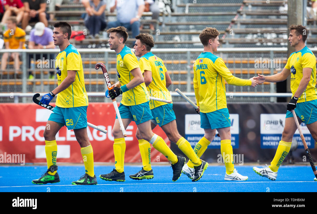 Krefeld, Germany, June 16 2019, hockey, men, FIH Pro League, Germany vs ...