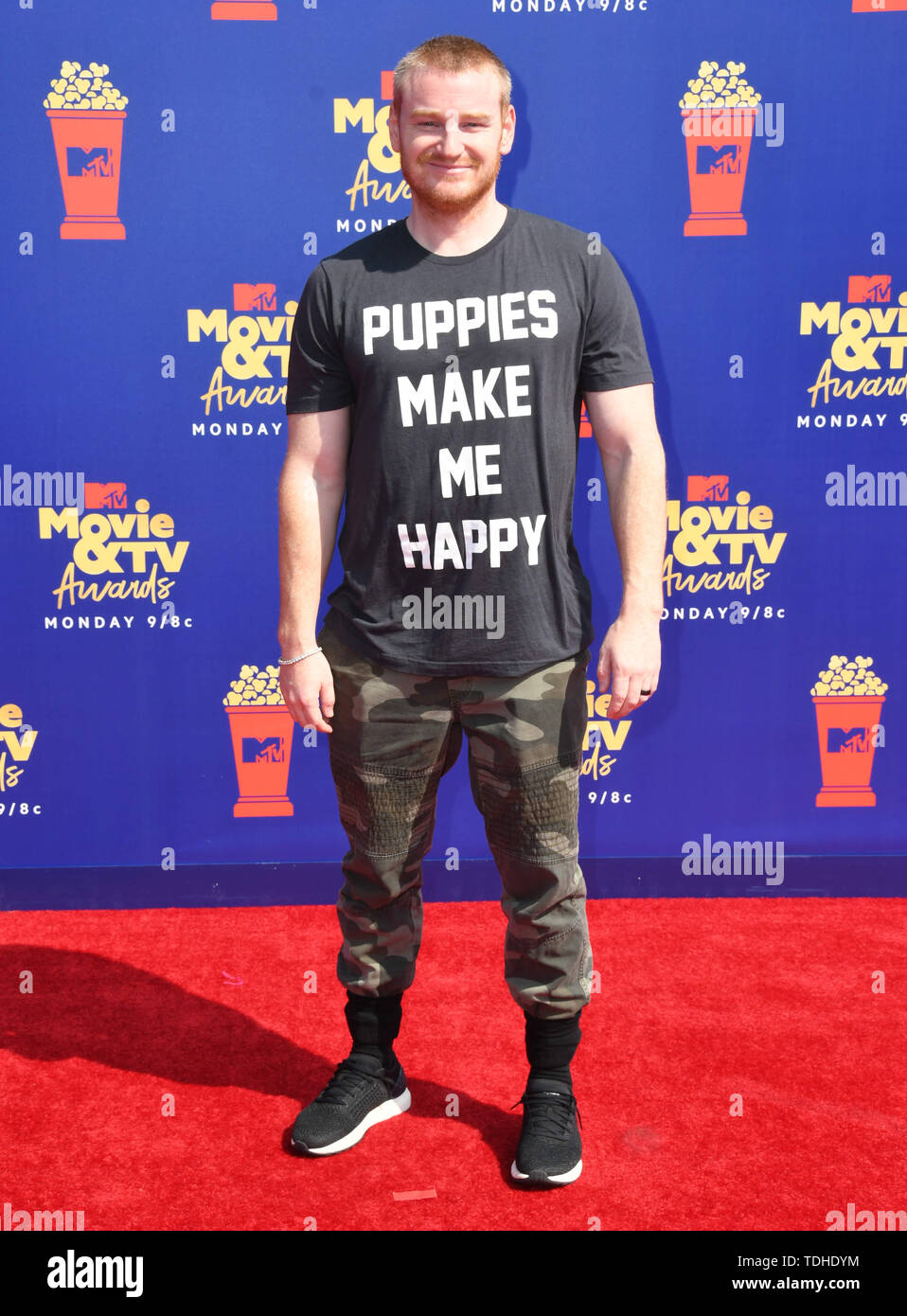 15 June 2019 - Santa Monica, California - Wes Bergmann. 2019 MTV Movie ...