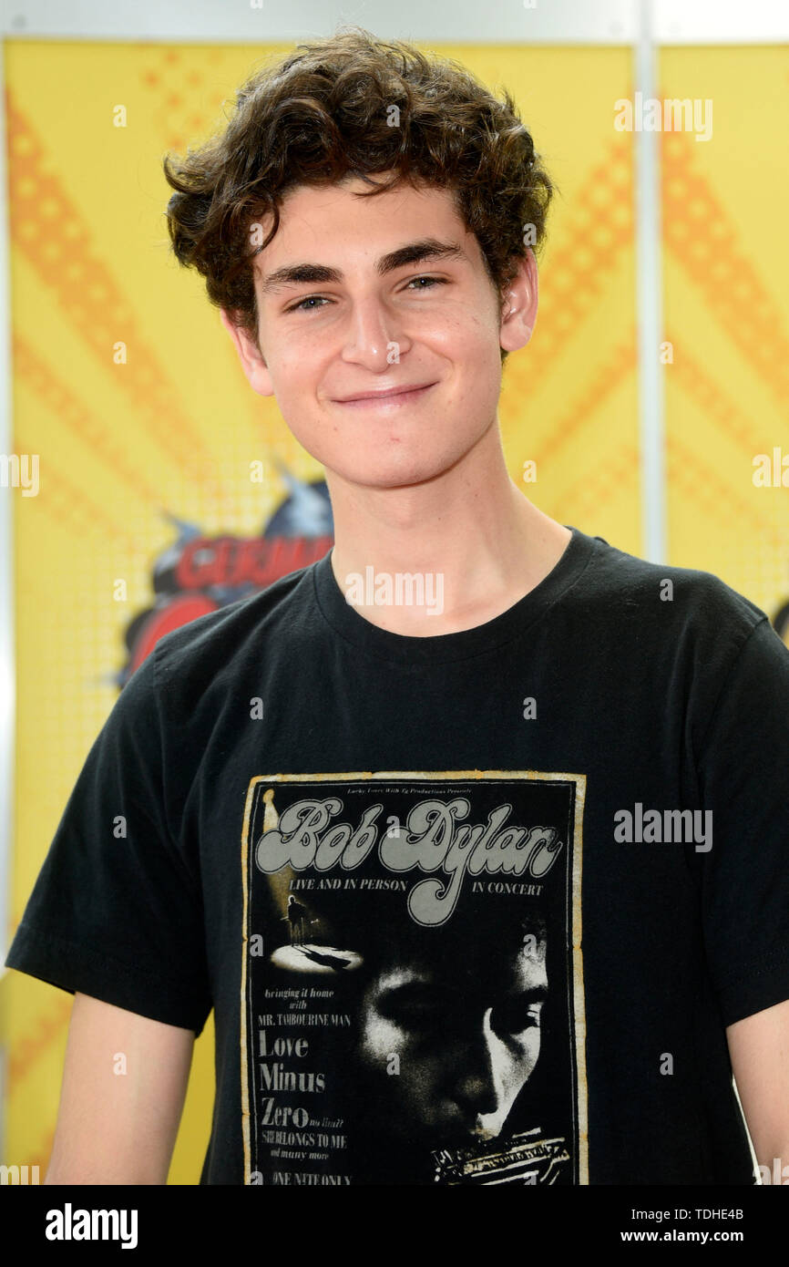 David Mazouz at the 3rd German Comic Con Munchen in Zenith. Munich, 15. ...