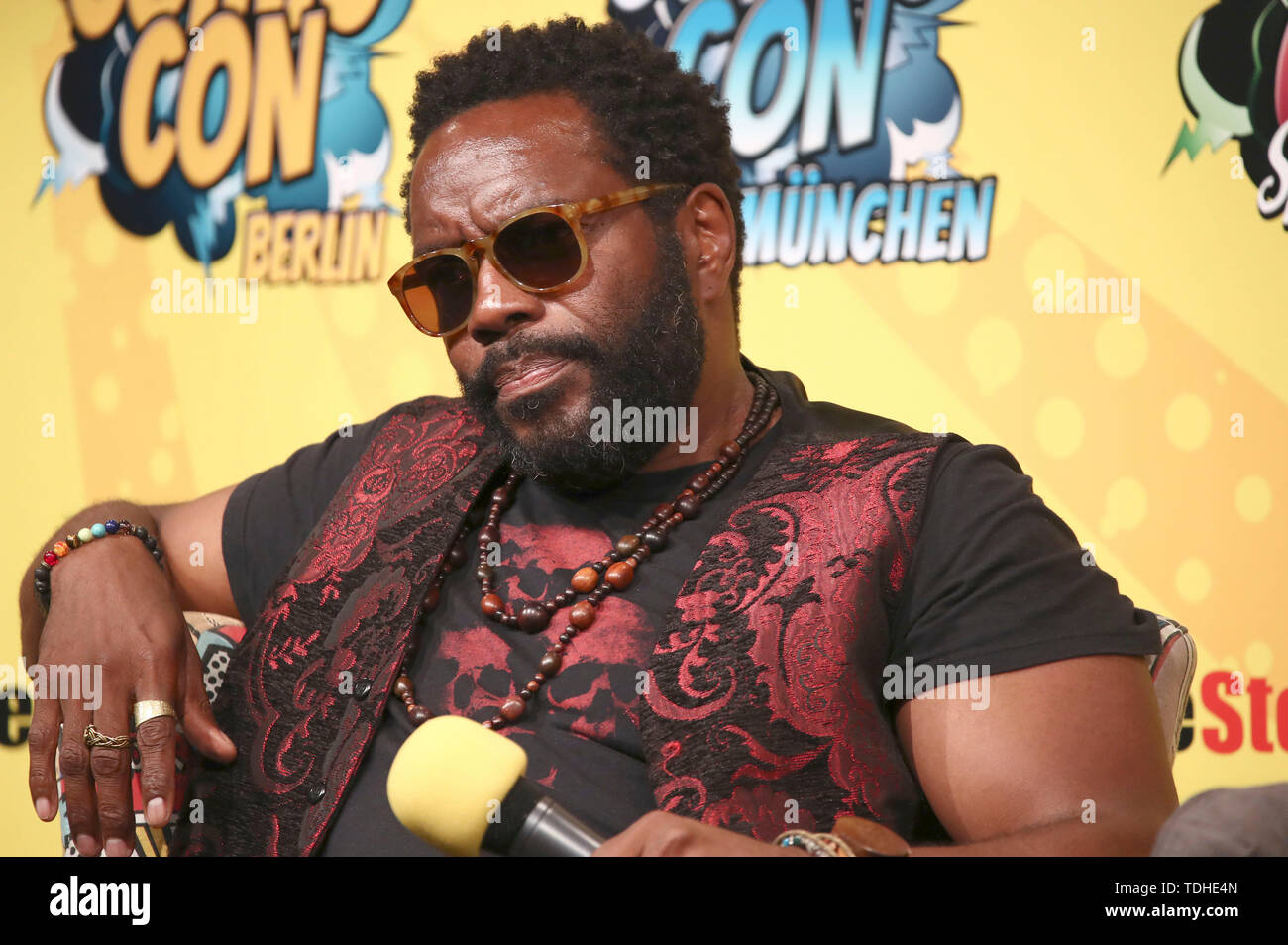 Chad L. Coleman at the 3rd German Comic Con Munchen in the Zenith ...