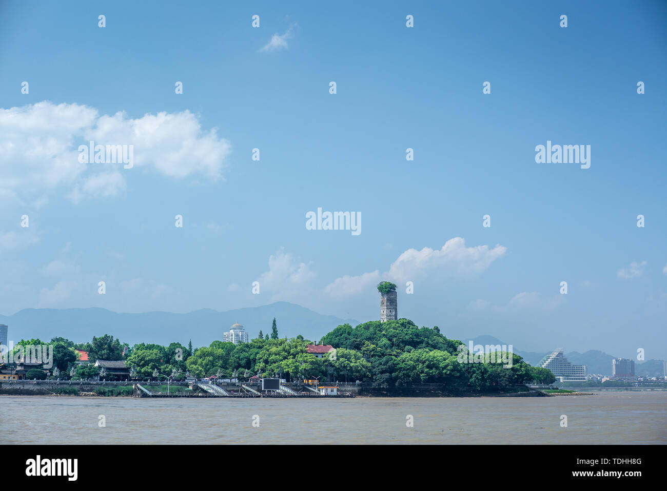 Jiangxin island pagoda hi-res stock photography and images - Alamy
