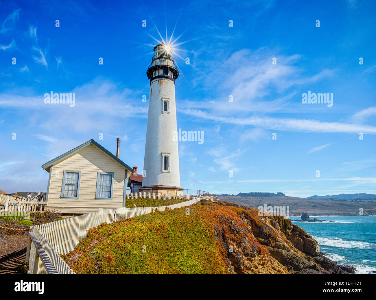 Big sur pigeon point light hi-res stock photography and images - Alamy