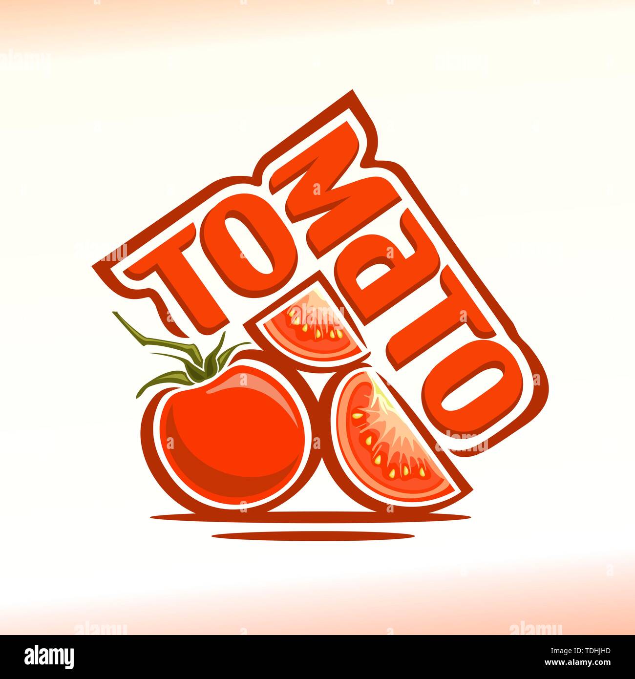 Tomato logo hi-res stock photography and images - Alamy