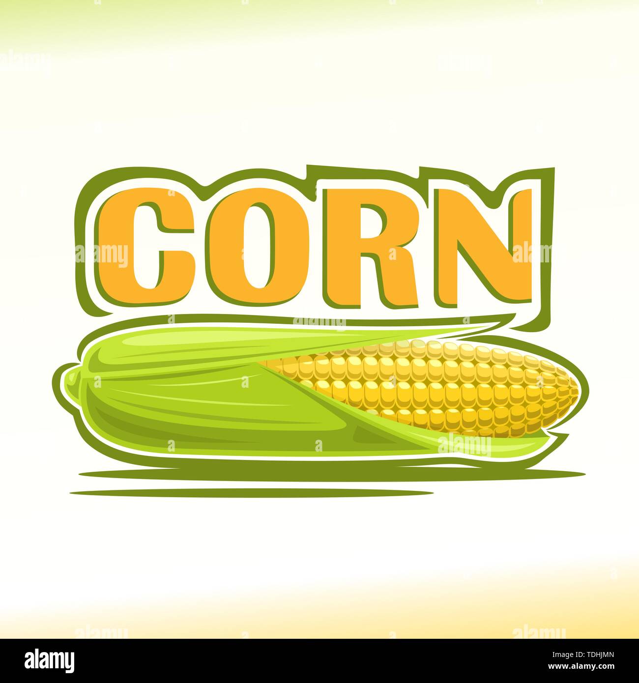 Vector logo for corn Stock Vector Image & Art - Alamy