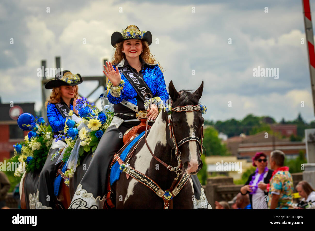 Portland, Oregon, USA - June 8, 2019: Clark County Fair Court in the ...