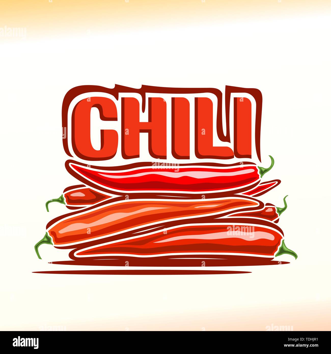 Vector logo for chili Stock Vector Image & Art - Alamy