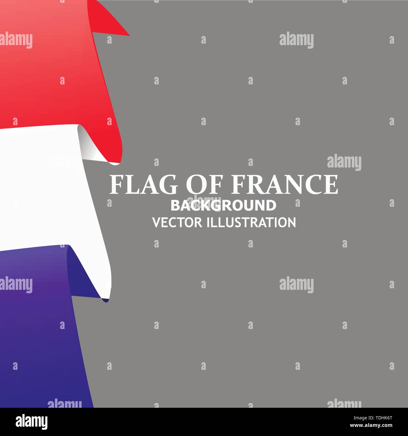Bright background with flag of France. Banner illustration with flag ...