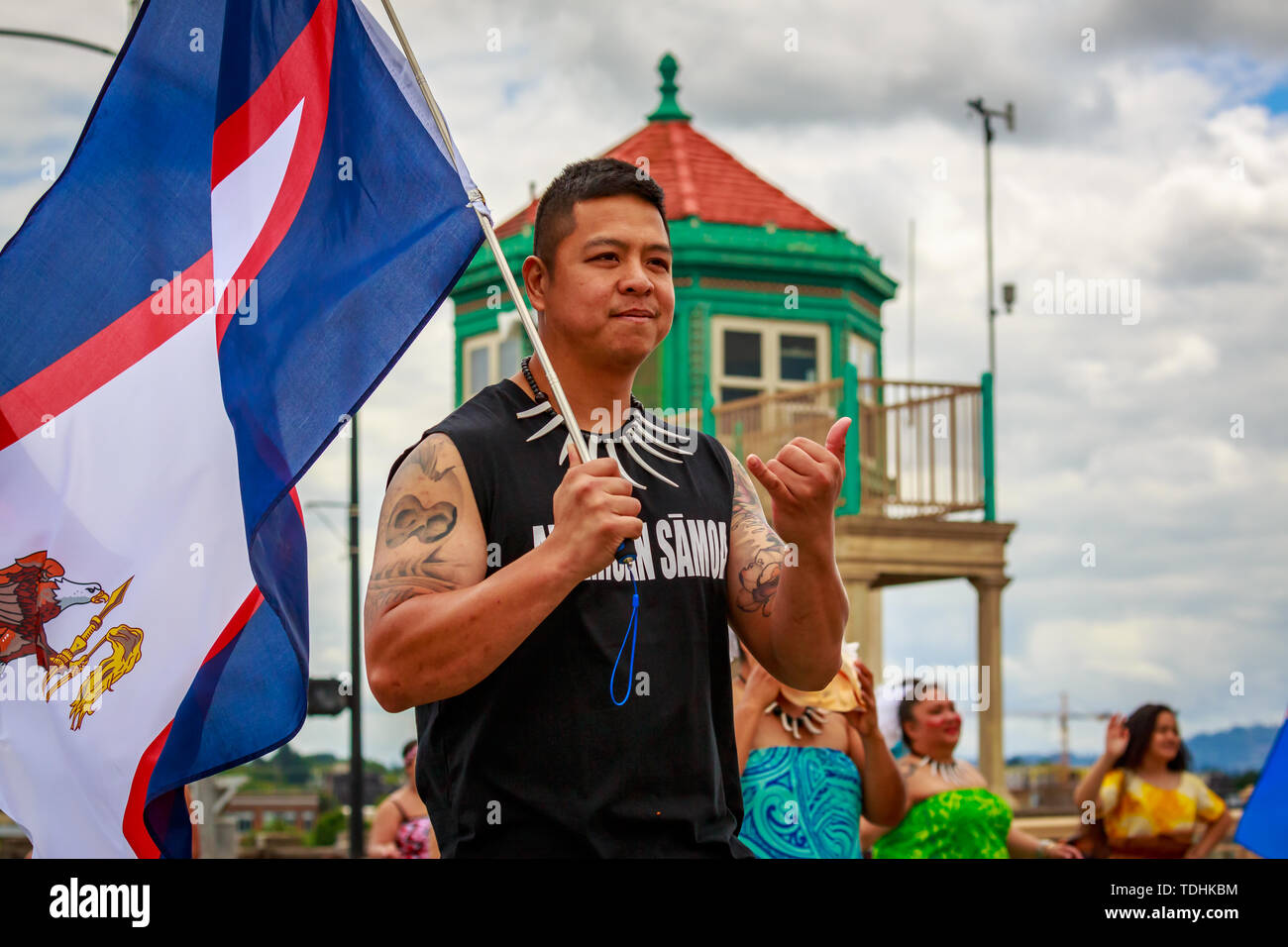 Portland, Oregon, USA - June 8, 2019: Teva Oriata Polynesian Dance ...
