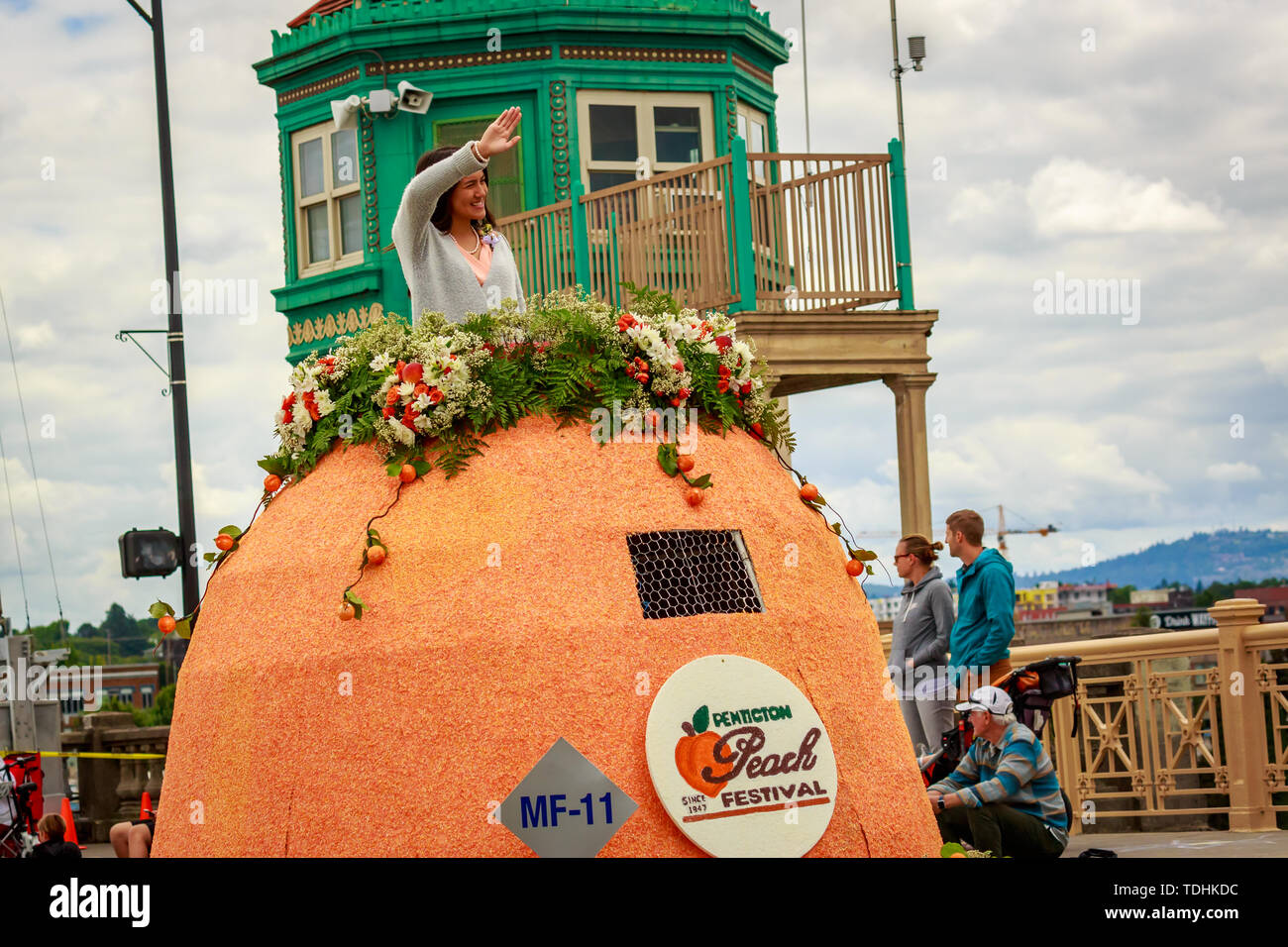 Portland, Oregon, USA - June 8, 2019: Penticton Peach Festival Mini ...