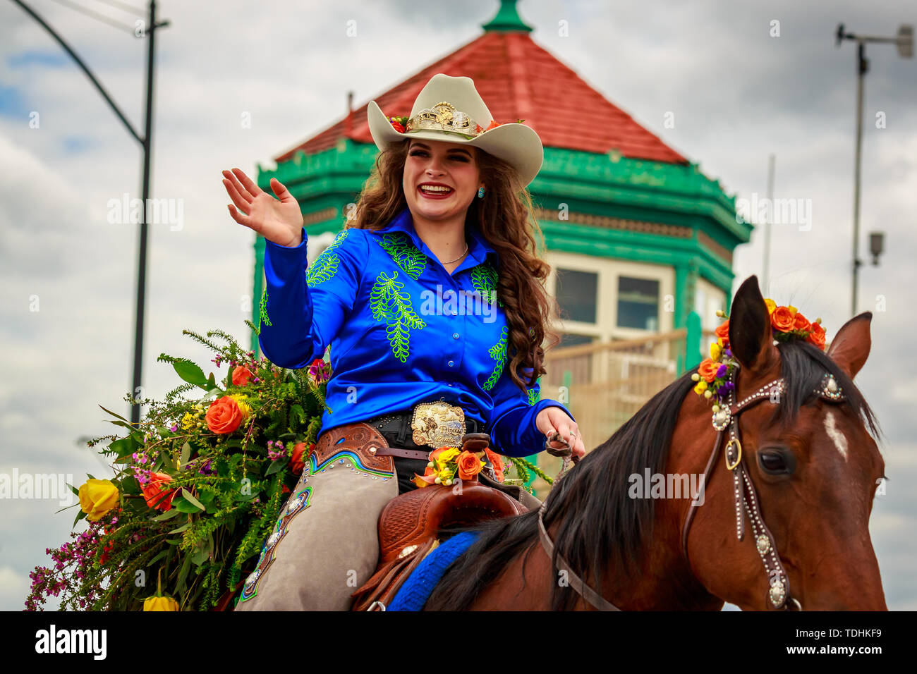 Portland, Oregon, USA - June 8, 2019: St. Paul Rodeo Court in the Grand ...