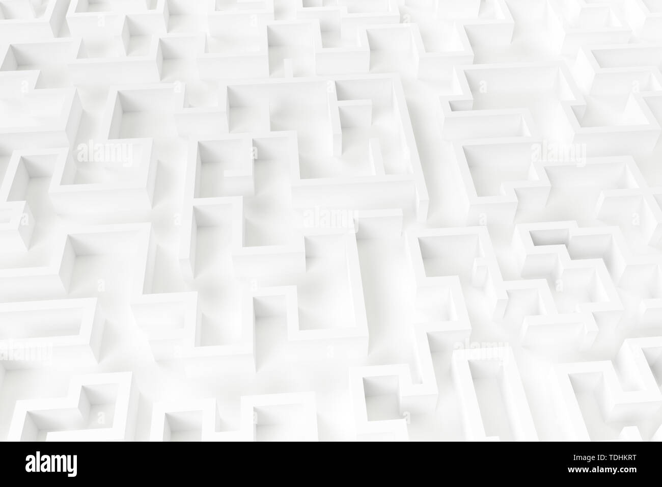 3d labyrinth maze hi-res stock photography and images - Alamy