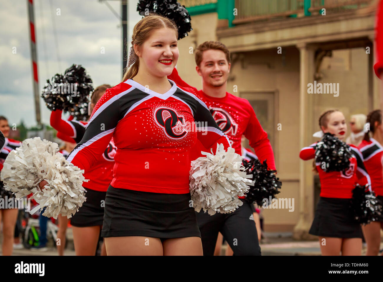 Portland, Oregon, USA - June 8, 2019: Oregon City High School Marching ...