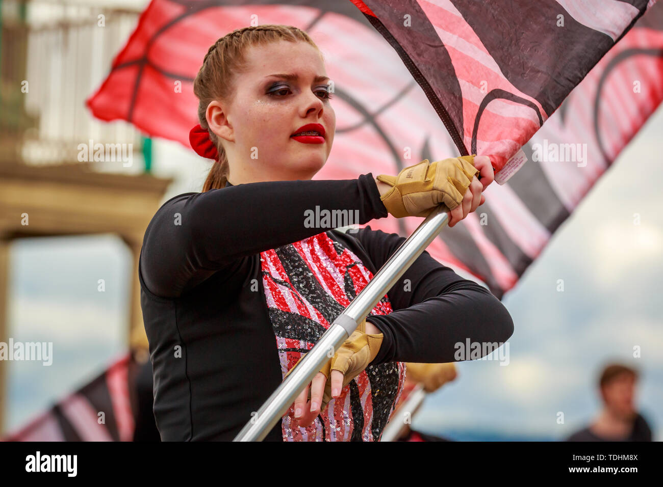 Portland, Oregon, USA - June 8, 2019: Oregon City High School Marching ...